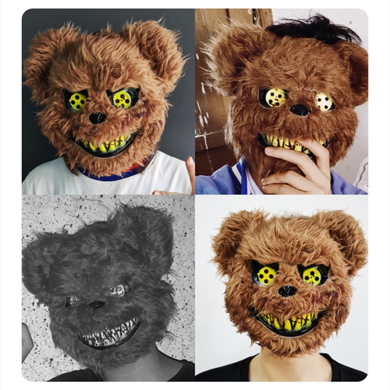 Rabbit Bear Cosplay Mask Halloween Carnival Costume Headgear Props ...