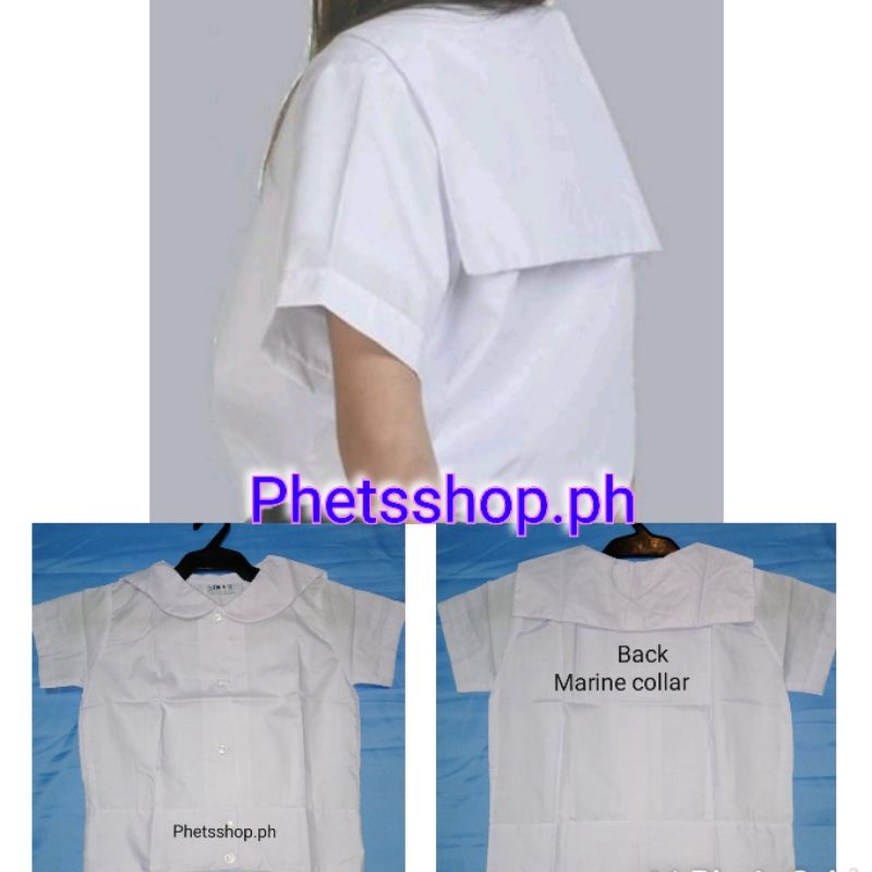 MARINE COLLAR SCHOOL UNIFORM KATRINA | Shopee Philippines