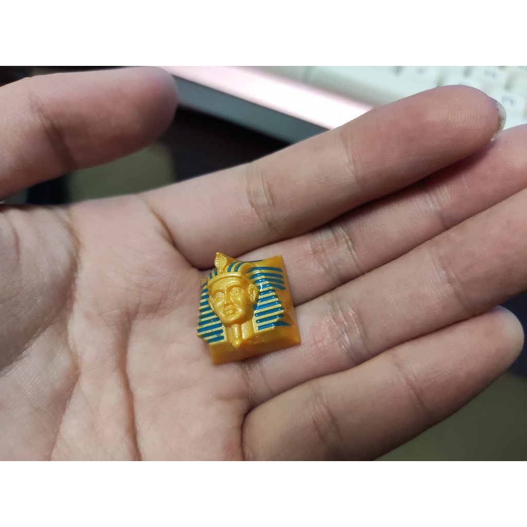 Artisan keycap Egyptian Pharaoh keycaps Hand made Resin keycap ...