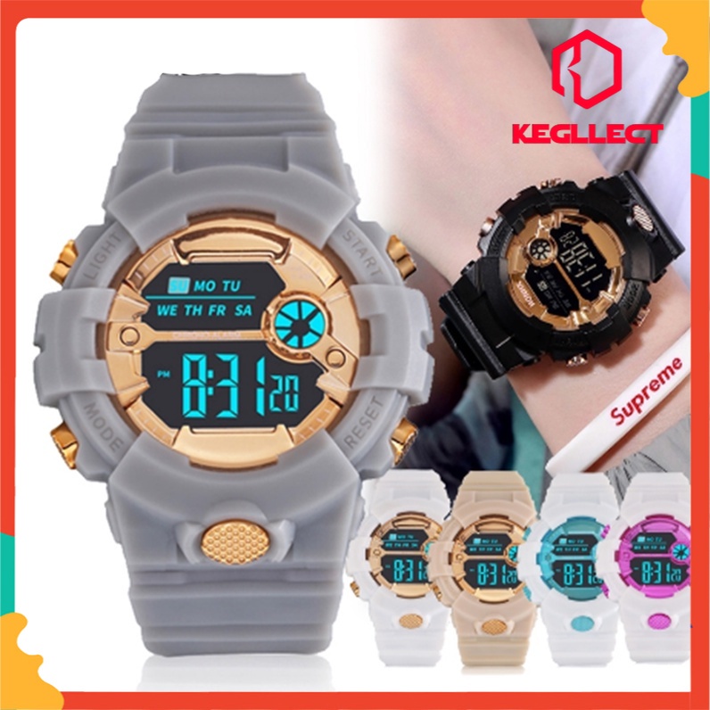 New Waterproof Digital Watch Led Calendar | Shopee Philippines