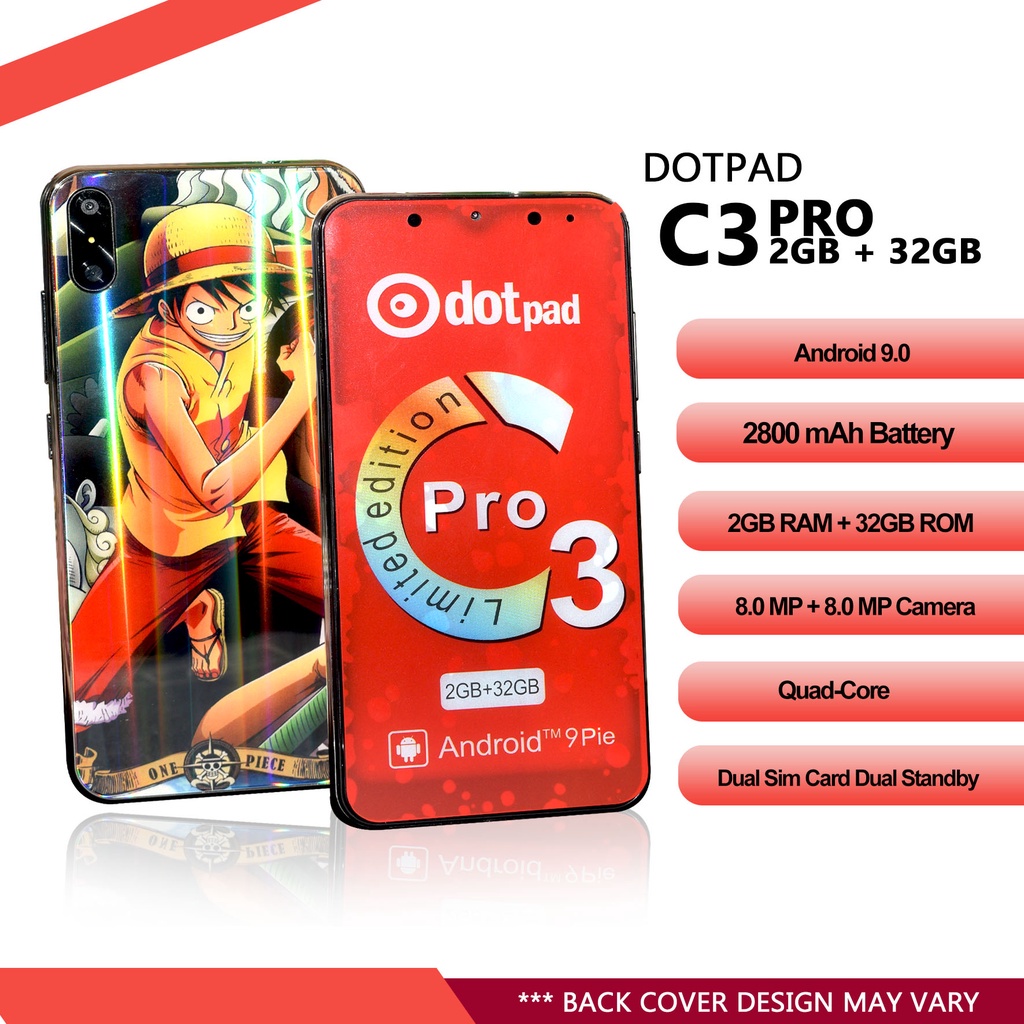 Dotpad C3 Pro Luffy Limited Edition 2GB+16GB Android Phone | Shopee ...