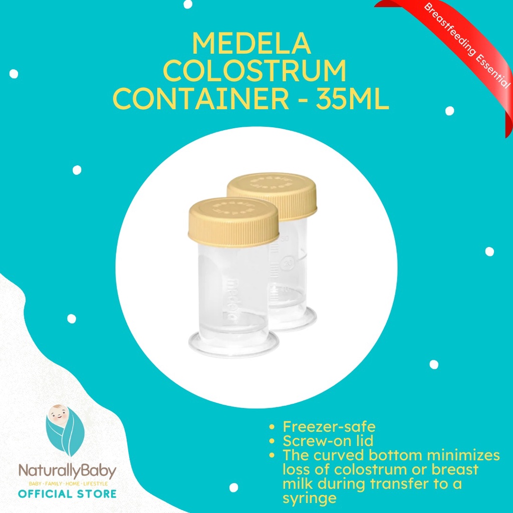 Medela Colostrum Container - 35ml (2pcs. per pack) | Shopee Philippines