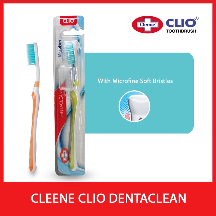 CLEENE Clio Toothbrush Dentaclean | Shopee Philippines