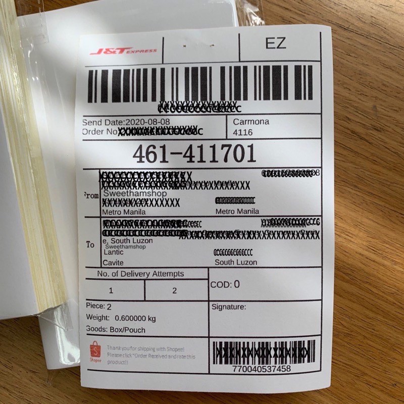 A6 Sticker Paper for Shopee Waybill Matte Glossy Pls READ Before buy ...