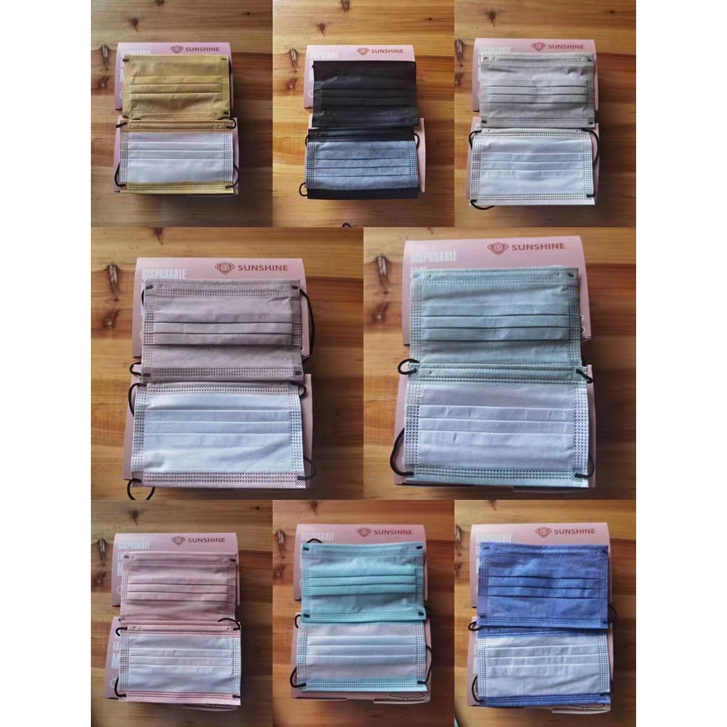 50pcs Disposable Kids Facemask With BOX 3-Ply Protective Infant Face ...