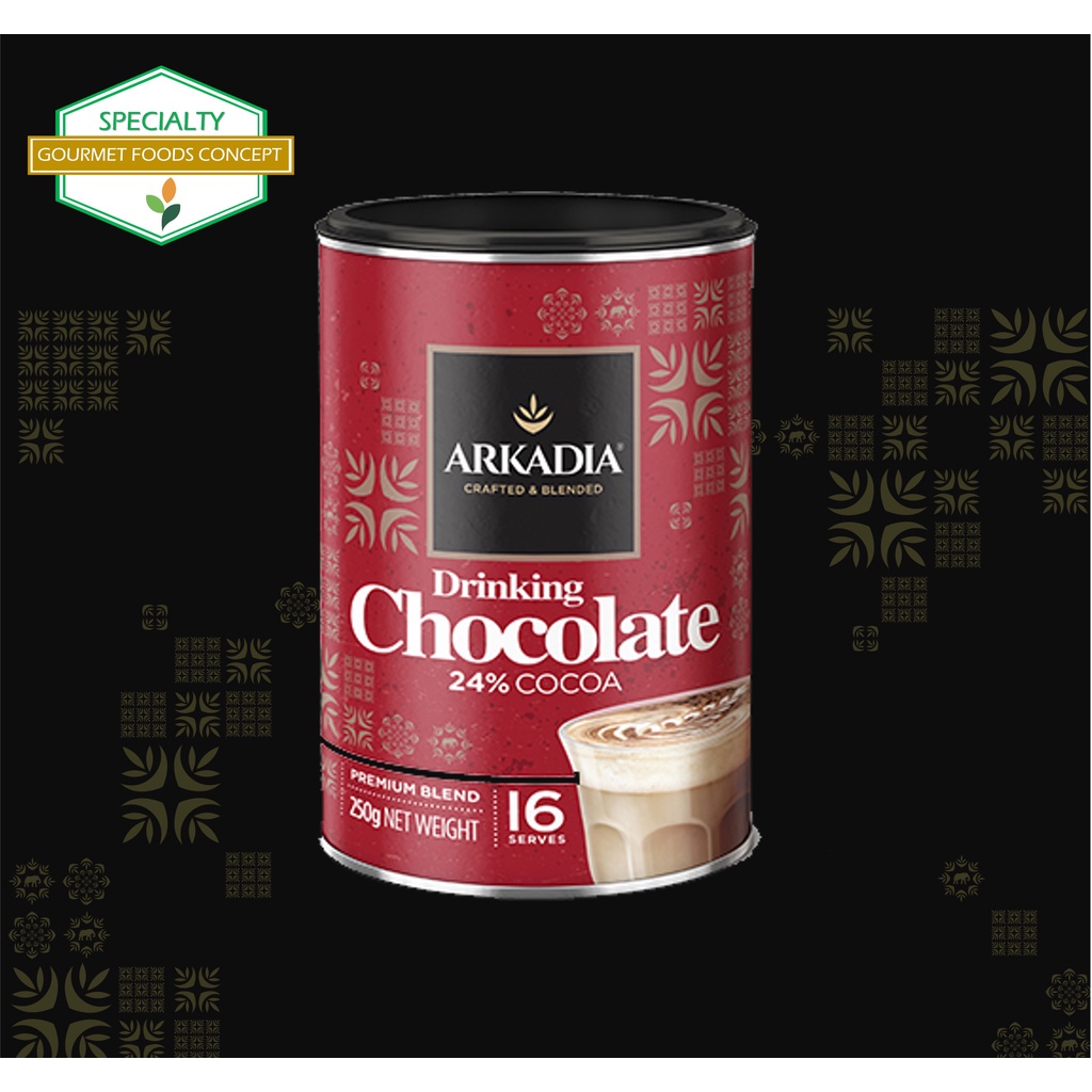 ARKADIA DRINKING CHOCOLATE 24% COCOA 250G | Shopee Philippines
