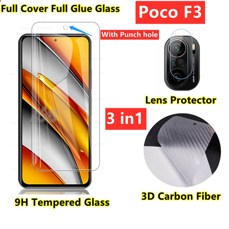 Poco F3 Tempered Glass Screen Protector Redmi Note 11 Pro 5G Poco X3 X4 ...