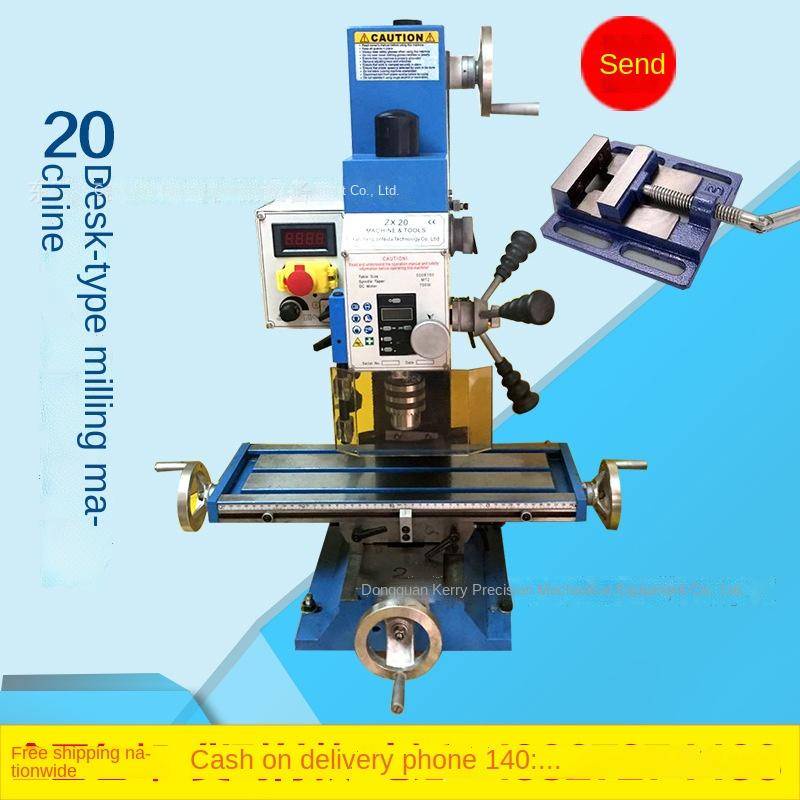 High-power desktop drilling and milling machine with digital display16 ...