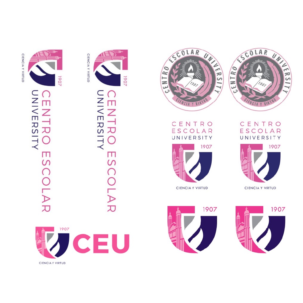 CEU Car Sticker Package 9 pieces, Centro Escolar University Car, Laptop ...
