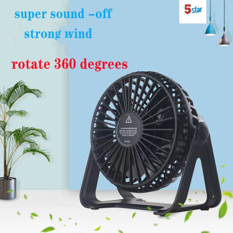 fashion USB desktop fan mute mini student dormitory office portable ...