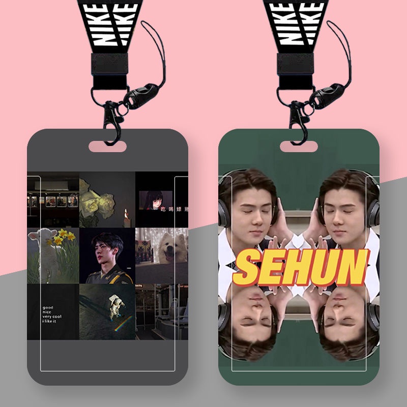 K-Pop EXO SeHun Custom Bus Card Subway Card Metro Card Holder ID Card ...