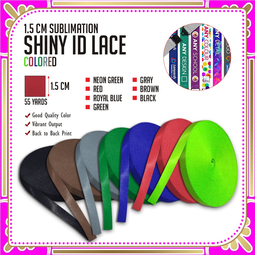 1.5cm Shiny ID Lace Roll (50 yards per roll) | Shopee Philippines