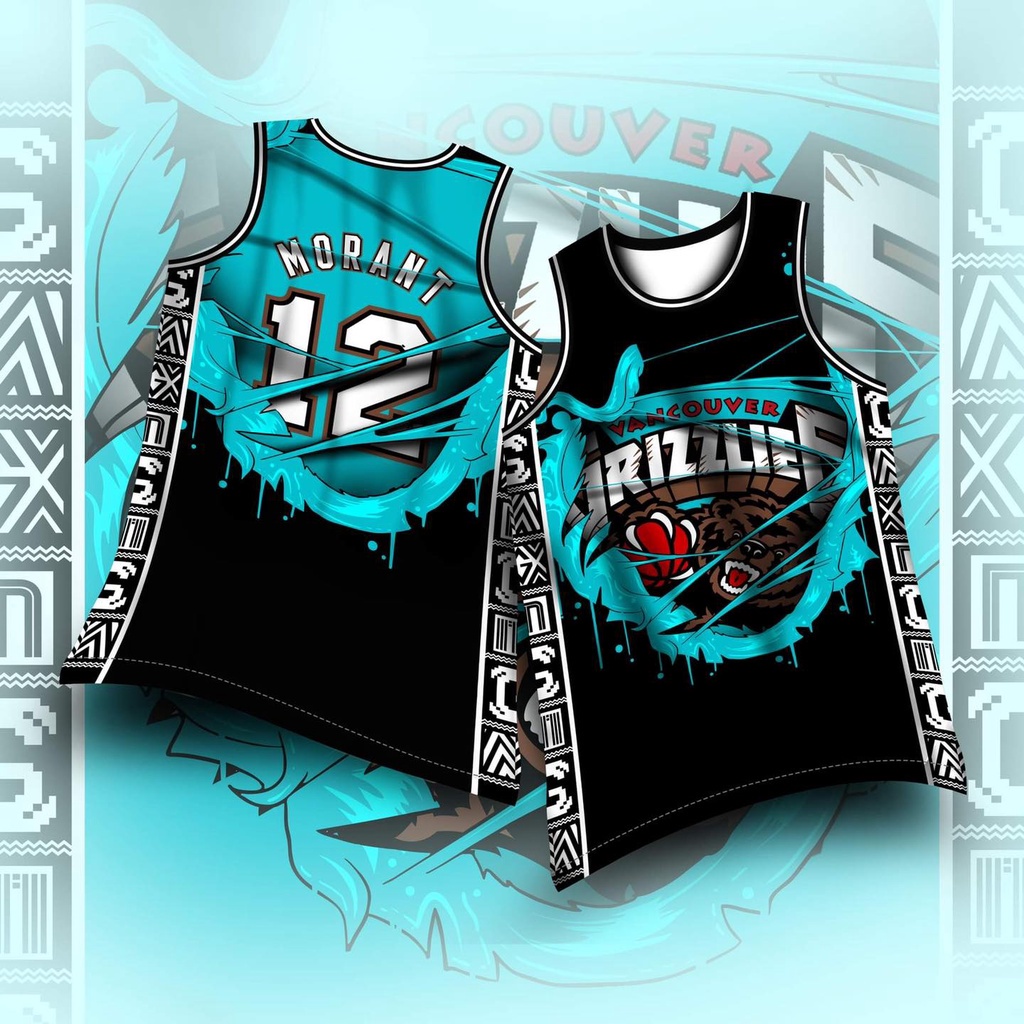 MEMPHIS NBA JERSEY DESIGN FULL SUBLIMATION BASKETBALL JERSEY | Shopee ...