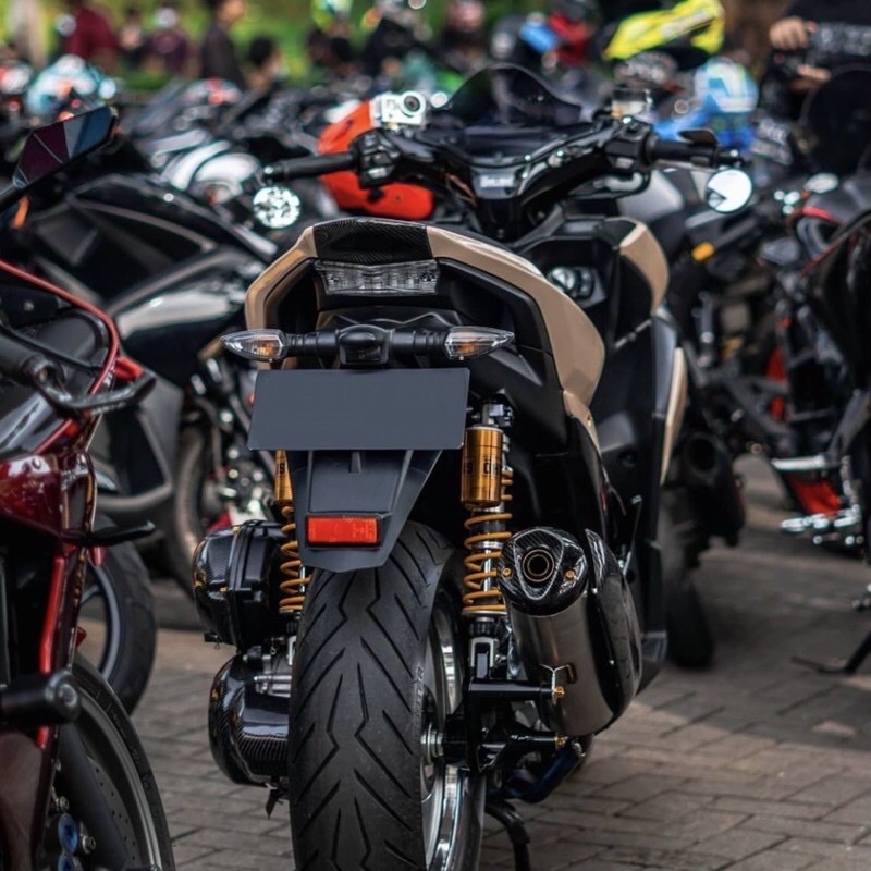 Yamaha Aerox 2017-2019 Original Yamaha Aerox 155 Rear Fender Taper Cut ...