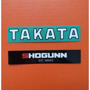 JDM TAKATA Logo Laminated Vinyl Stickers | Shopee Philippines