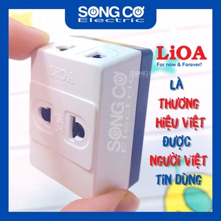Lioa 3-Pin Split Socket Made Of Fireproof Plastic Socket Converts 3 ...