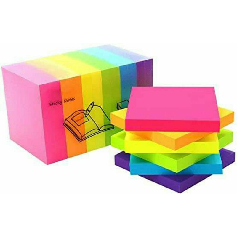 sticky note pastel and neon color 3x3 | Shopee Philippines