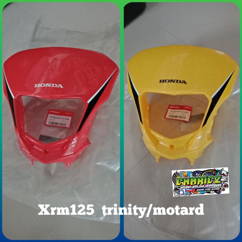 Cowling headlight xrm125 trinity/motard | Shopee Philippines
