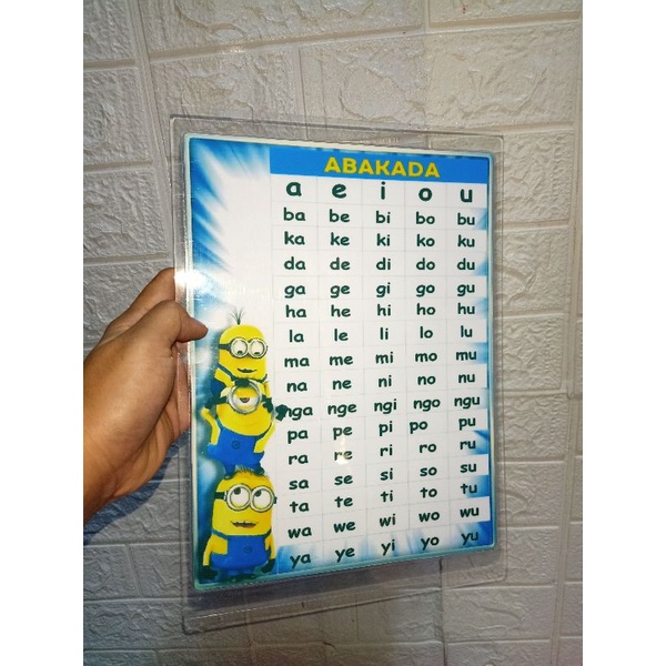 Laminated Abakada Chart | Shopee Philippines