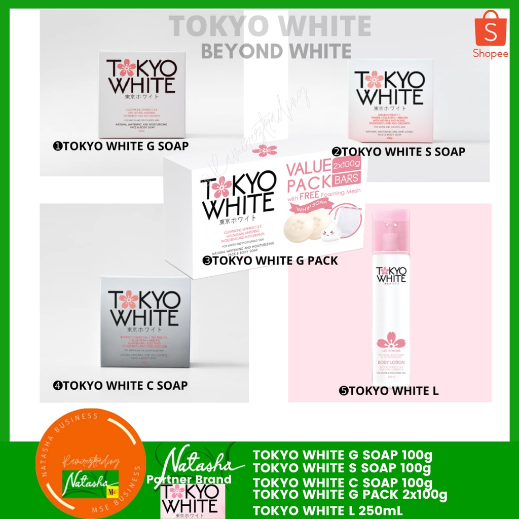 NATASHA TOKYO WHITE NATURAL WHITENING & MOISTURIZING BODY LOTION 250mL ...