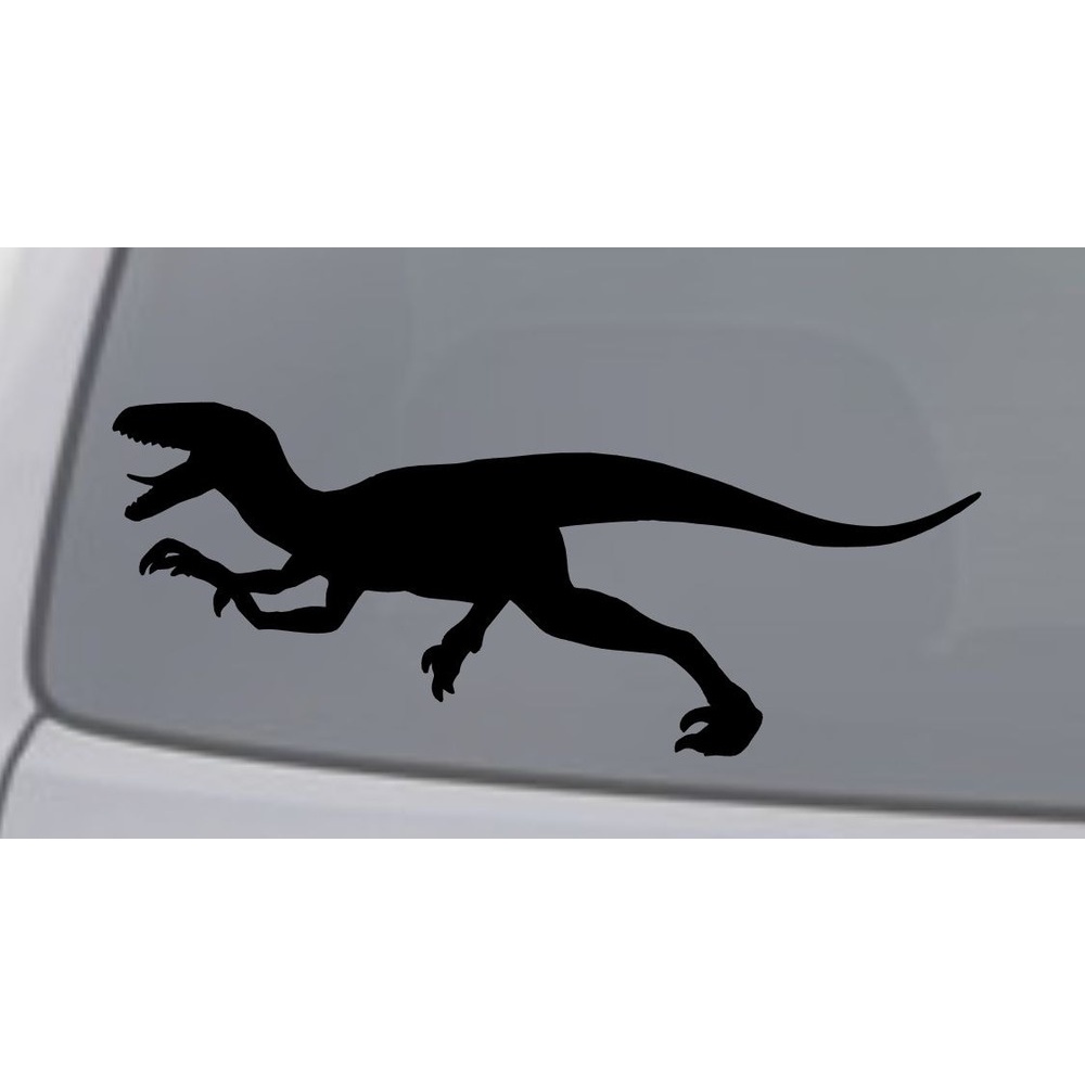 RAPTOR Vinyl Decal Sticker Car Window Wall Bumper Dinosaur Velociraptor ...