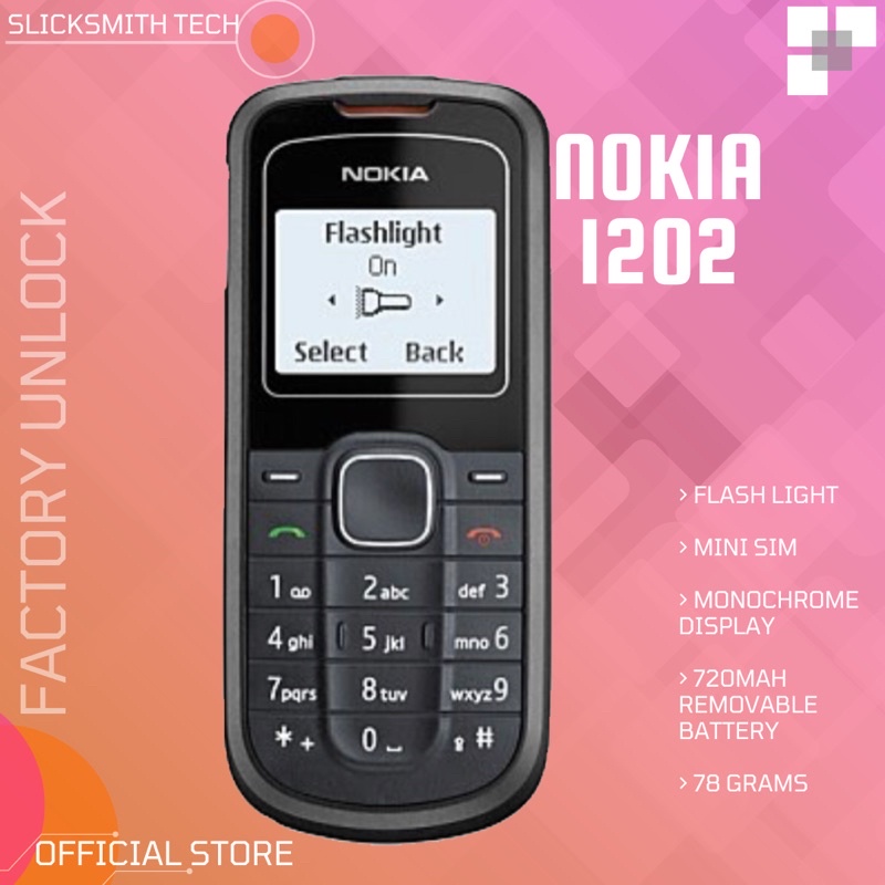 Original Nokia 1202 Openline | Vintage Phone | Shopee Philippines