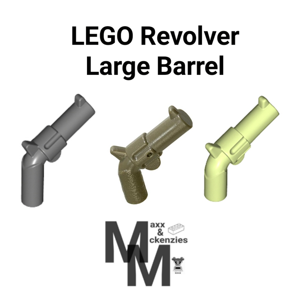 Gun Pistol Revolver (30132) LEGO Minifigure Weapon Accessory | Shopee ...