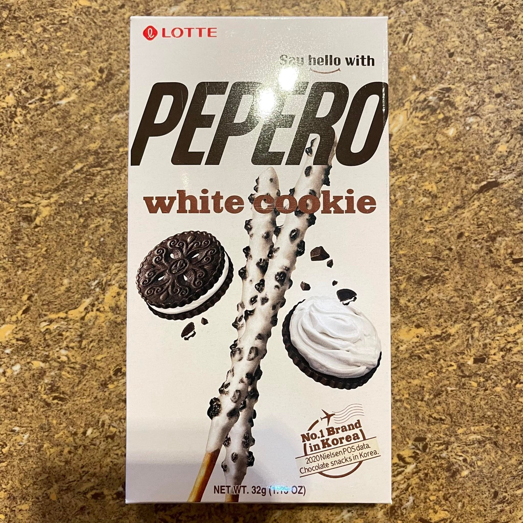 Pepero White Chocolate and Cookie, 32g | Shopee Philippines
