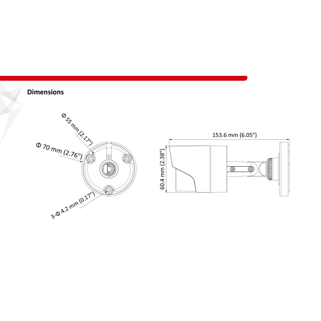 DS-2CE16D0T-IRPF(C)(3.6) HIKVISION HD1080P 2MP FF3.6mm IR20m IP66 ...