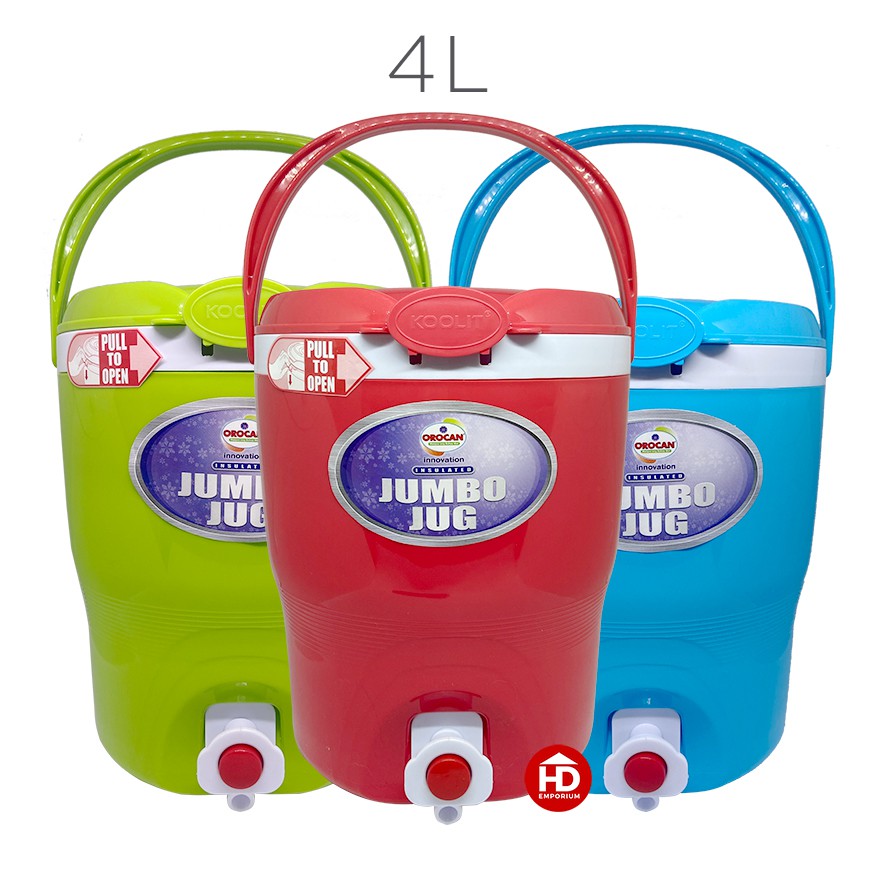 Orocan Koolit Mini Insulated Cooler Jumbo Jug 4L #9004 | Shopee Philippines