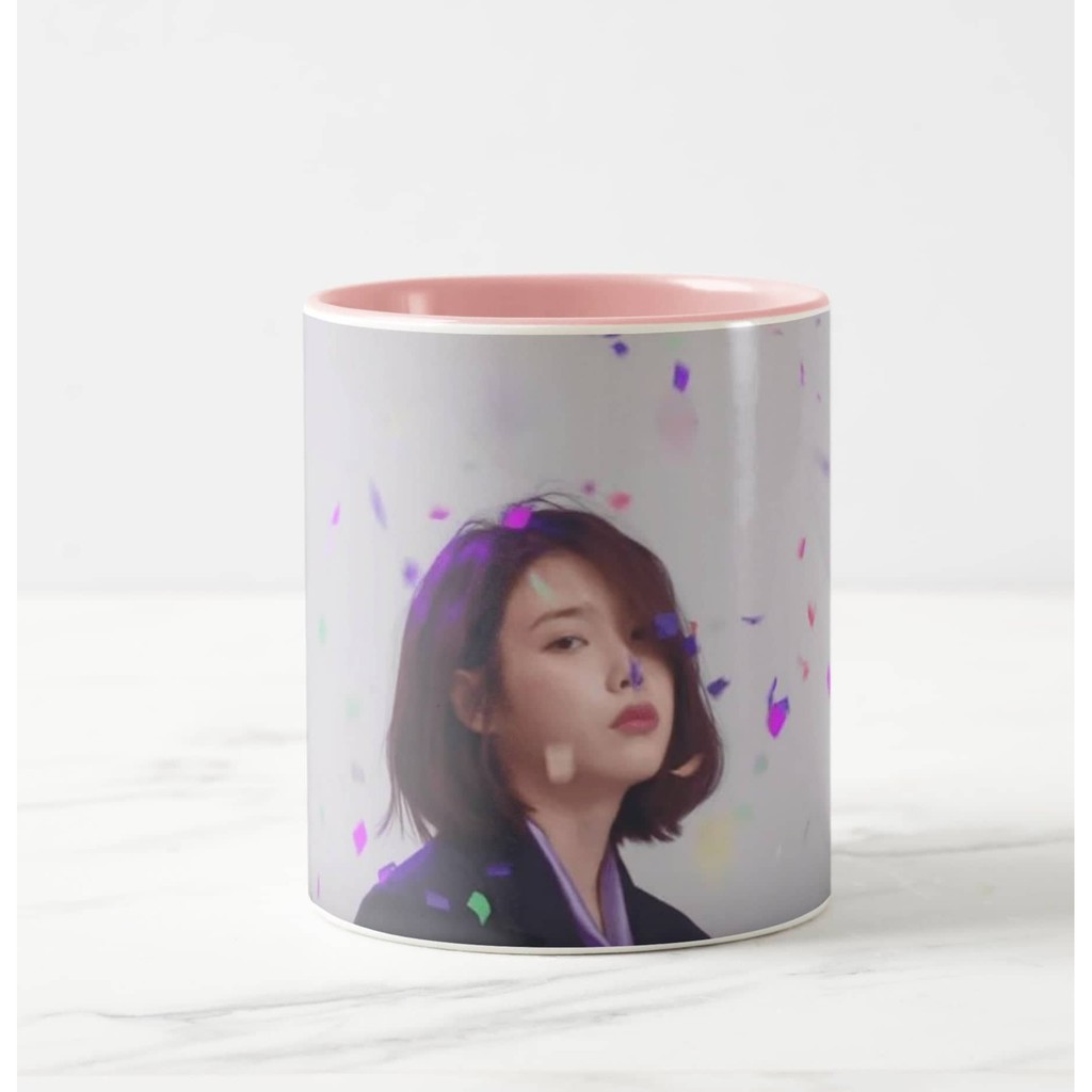 IU Coffee Mug BBIBBI PALETTE and EIGHT | Shopee Philippines