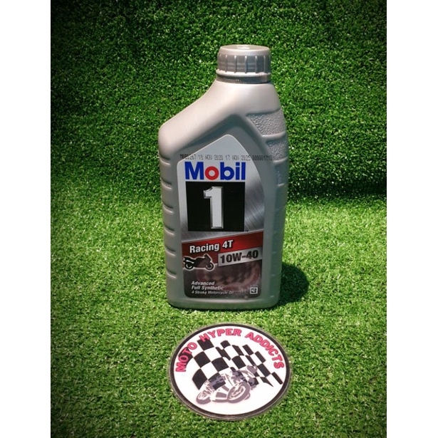 MOBIL RACING 4T 10W-40 ADVANCED FULL SYNTHETIC - 1 LITER | Shopee ...