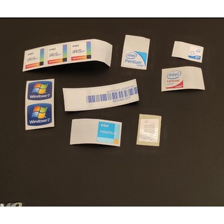 New sticker 11th generation Evo Intel i9 i7 i5 i3cpu label RTX win11 ...