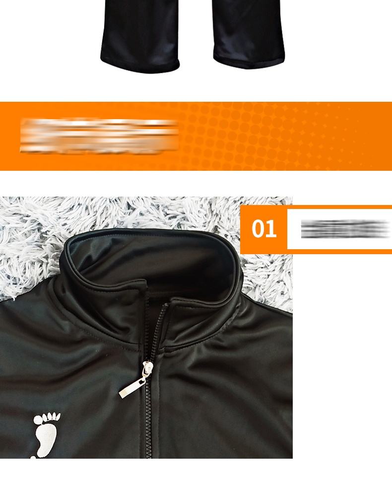 Haikyuu!! Jacket Cosplay Costume Karasuno High School Coat Sport ...