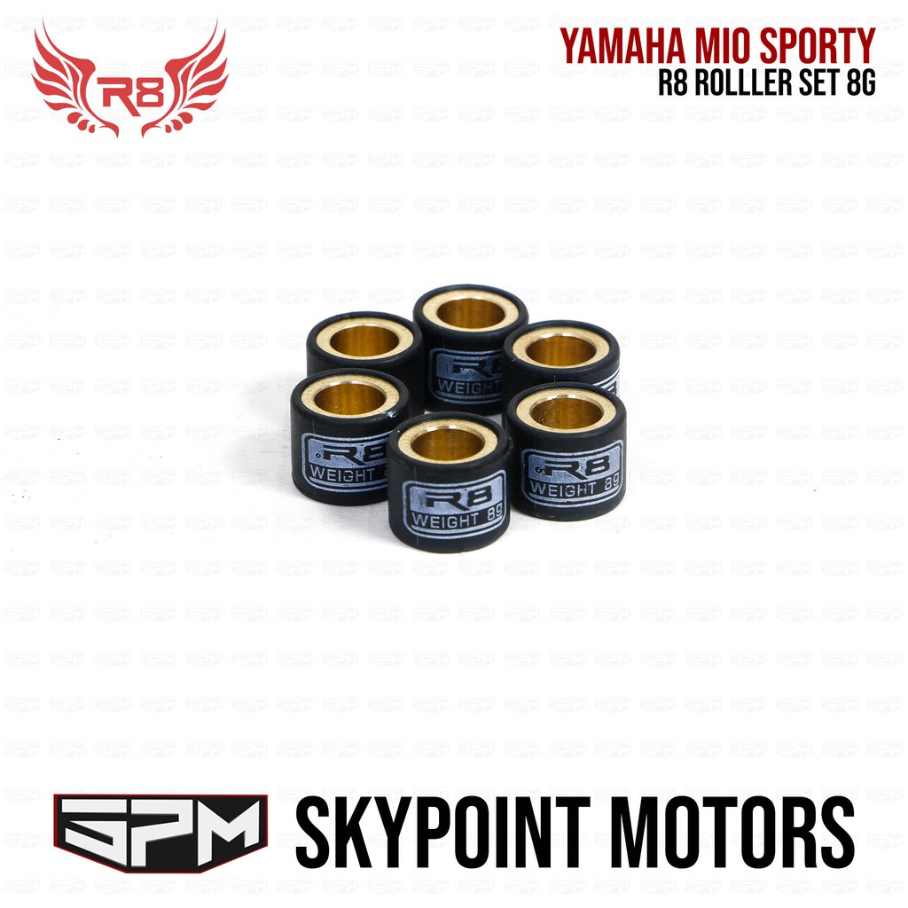 Motorcycle Original Roller Weight / Flyball Set (6 PIECES) 8G for ...