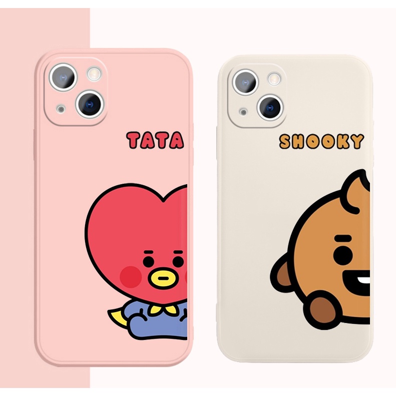 Funny BT21 Tata soft phone protect case For iphone XS , XR , XSMax ...