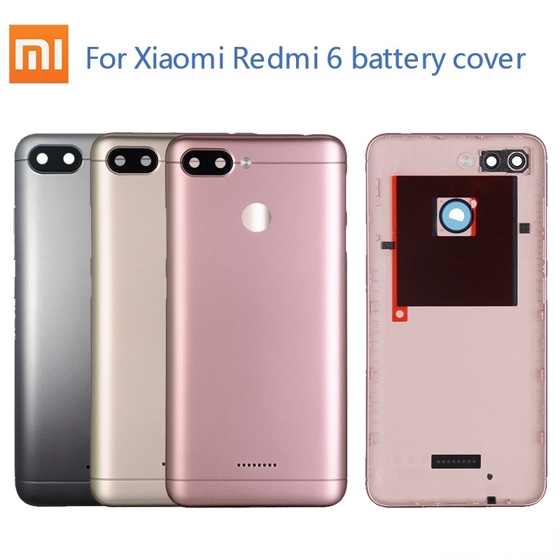 Original Housing Case For Xiaomi Redmi 6/6A Battery Back Cover ...