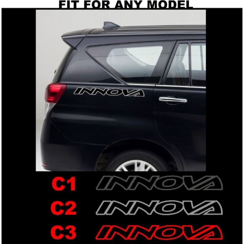 Toyota Innova Body Car Sticker Design set 2pcs | Shopee Philippines