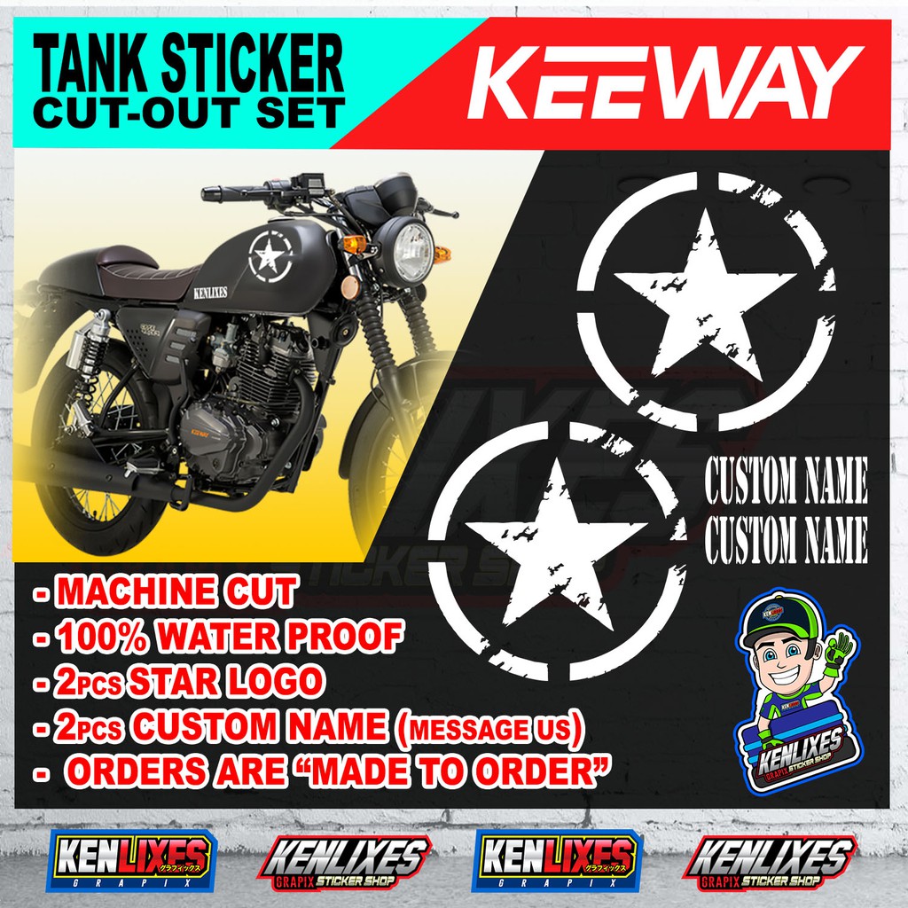 Tank Cafe Racer Sticker | Reviewmotors.co