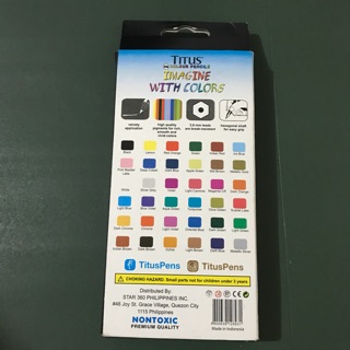 Titus Colour Pencils | Shopee Philippines