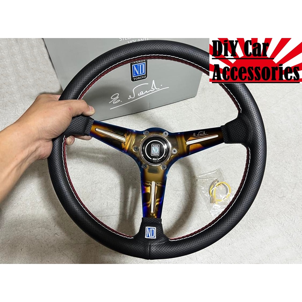 Nardi Steering Wheel (Special Titanium Edition) | Shopee Philippines
