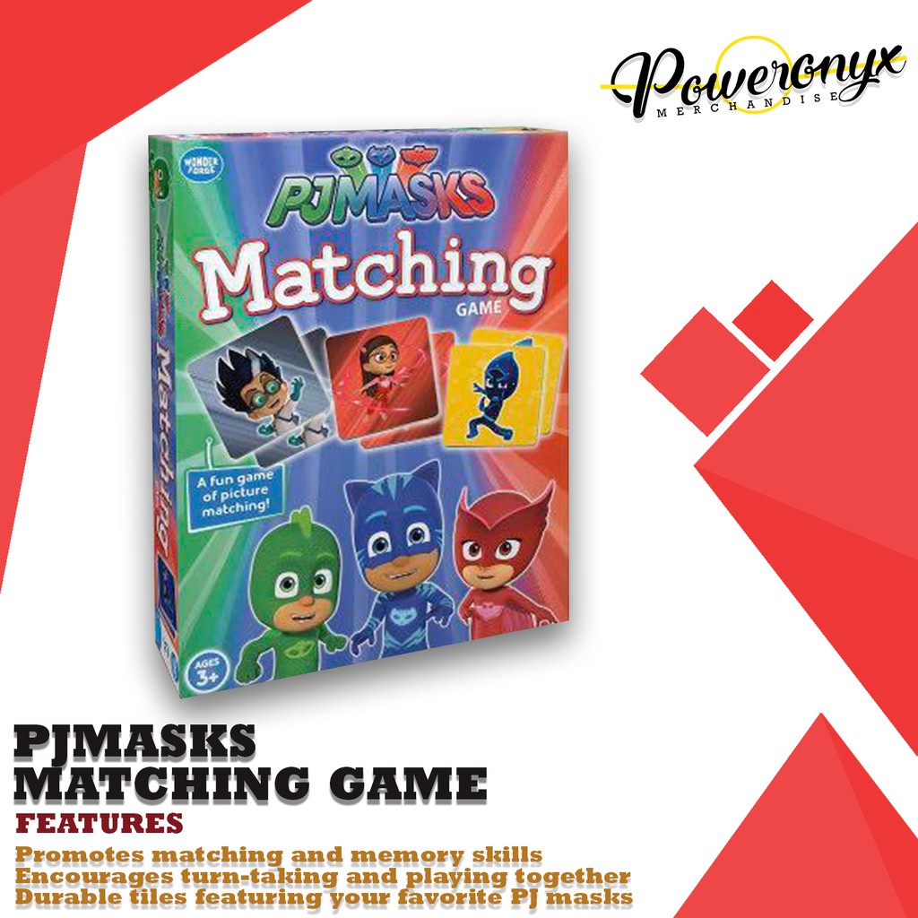 PJMASKS Matching Game for kids Play Cards Game Card | Shopee Philippines