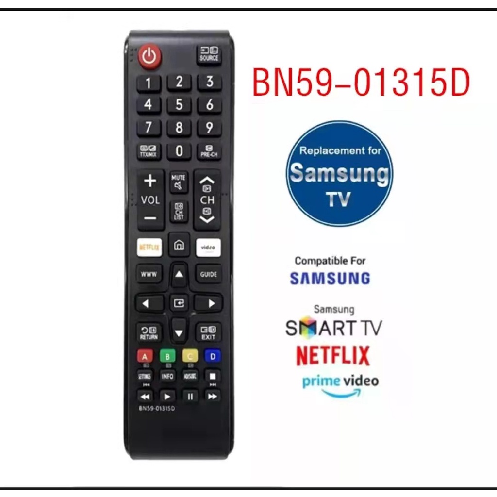 SAMSUNG 4K Smart TV BN59-01315D Remote Control BN5901315D ...