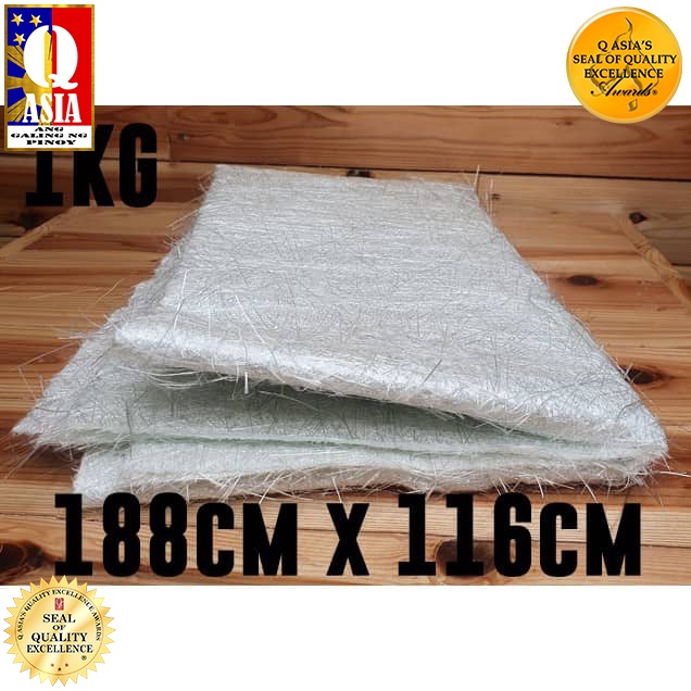 Fiberglass CHOPPED STRAND MATS (CSM) 1kg 225, 300, 450 | Shopee Philippines
