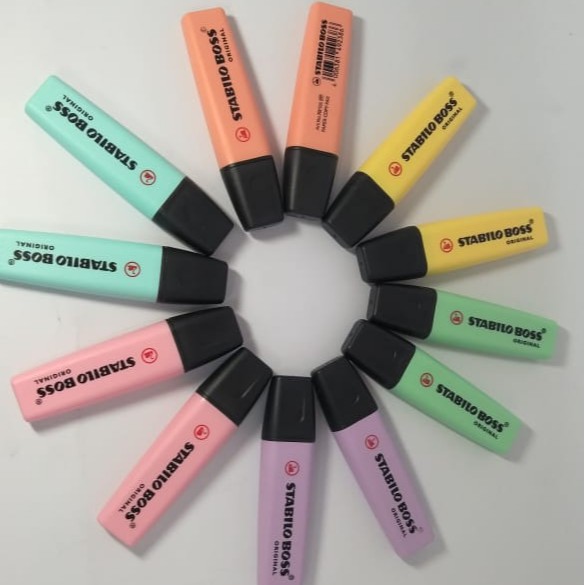 1box/10pcs STABILO BOSS ORIGINAL PASTEL COLOR | Shopee Philippines