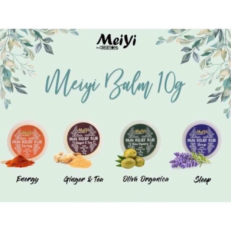 Meiyi Pain Relief Rub 10g by Creations | Shopee Philippines
