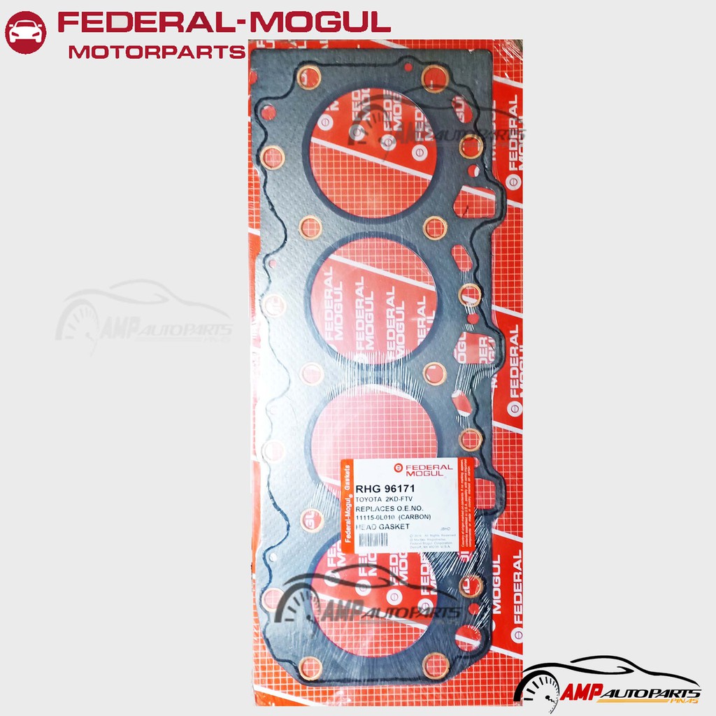 Head Gasket TOYOTA INNOVA , HI-LUX 2.5 2KD-FTV Engine (Diesel) | Shopee ...