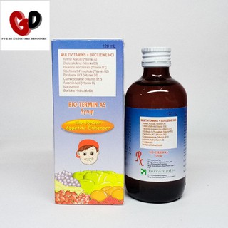 BIO-TERMIN AS Multivitamins + Buclizine (Appetite Stimulant) 120mL ...