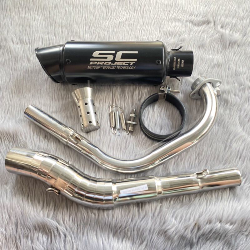 Sc Project Muffler Full System for Suzuki Raider 150 Fi | Shopee ...