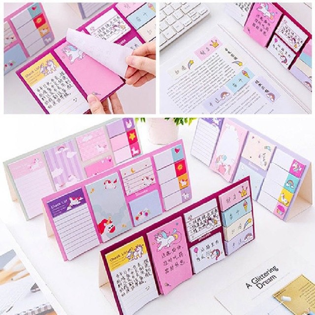 Unicorn Sticky Notes Set | Shopee Philippines
